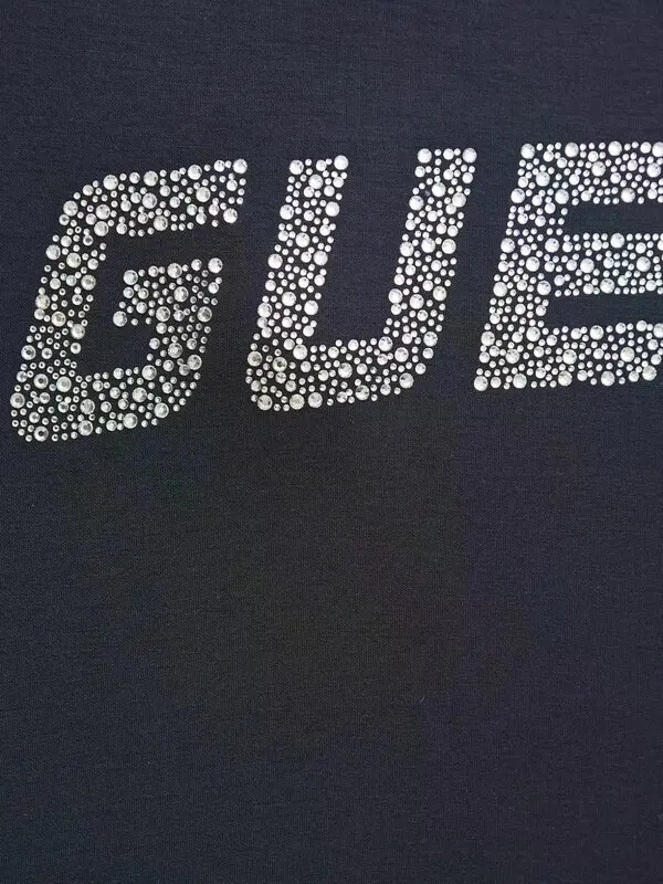 Guess Embellished Logo Sweatshirt - Blue