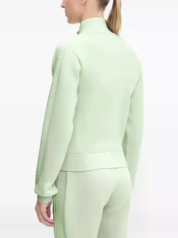 Guess Zip-up Mock-neck Sweatshirt