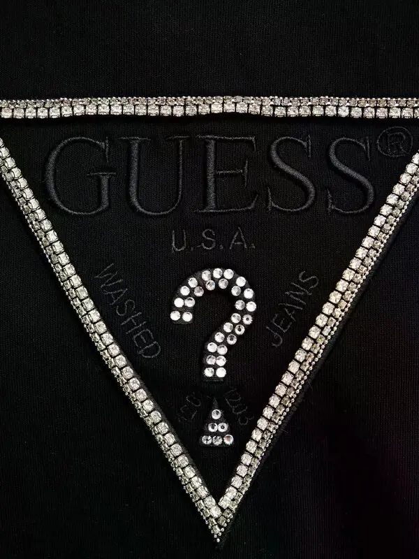 Guess Rachele Sweatshirt With Crystal Embellishment