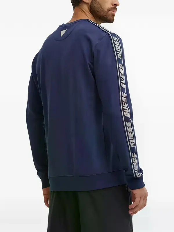 Guess Logo Tape Long Sleeve Sweater