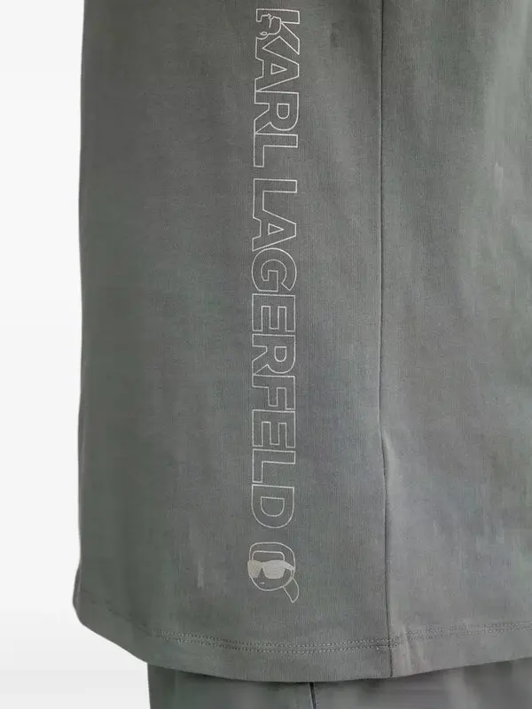 Karl Lagerfeld Logo Print Tank Top
