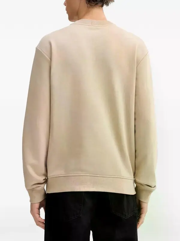 Karl Lagerfeld Monogram Patch Crewneck Sweatshirt