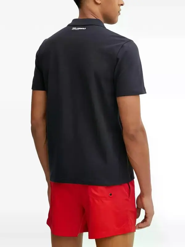 Karl Lagerfeld Logo-print Polo Shirt