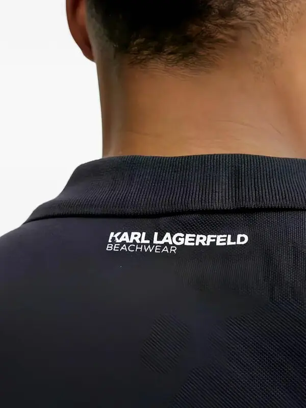 Karl Lagerfeld Logo-print Polo Shirt