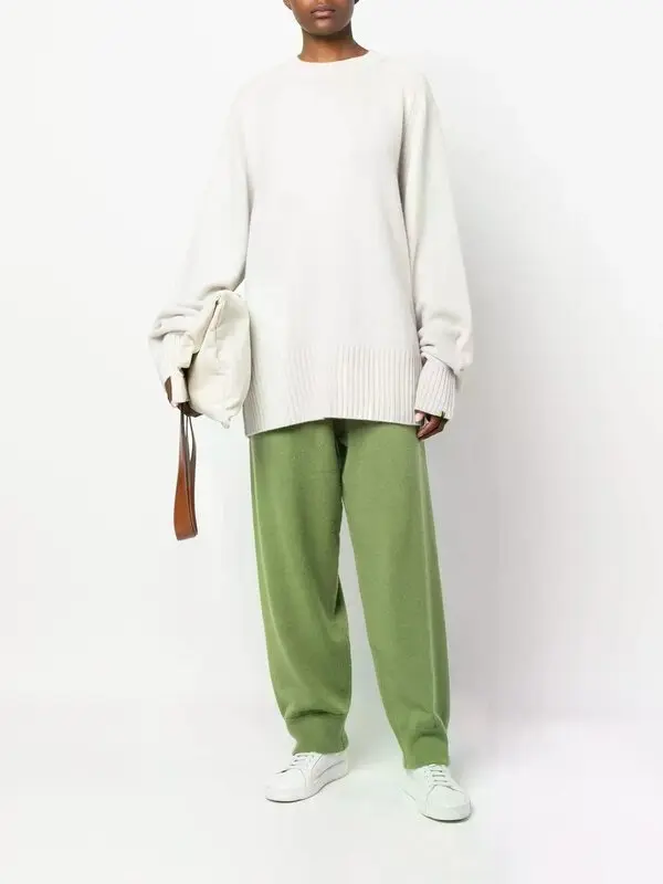 Extreme Cashmere Ribbed-trim Cashmere Jumper