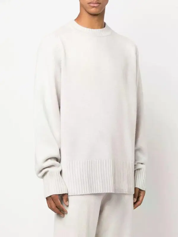 Extreme Cashmere Ribbed-trim Cashmere Jumper