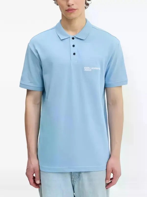 Karl Lagerfeld Button Polo Shirt