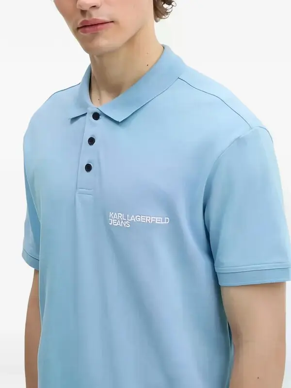 Karl Lagerfeld Button Polo Shirt