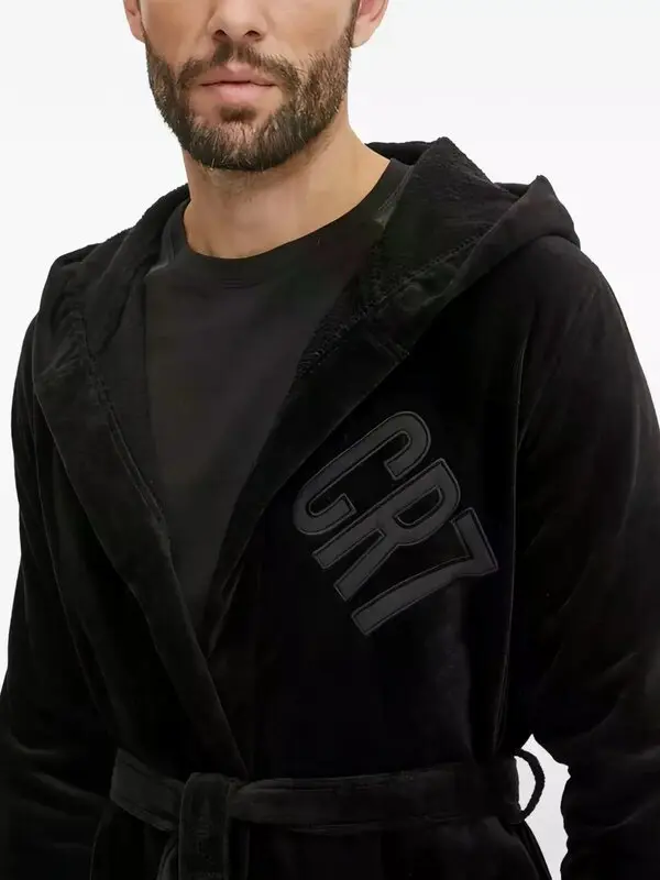 CR7 CRISTIANO RONALDO Hooded Belted Loungewear