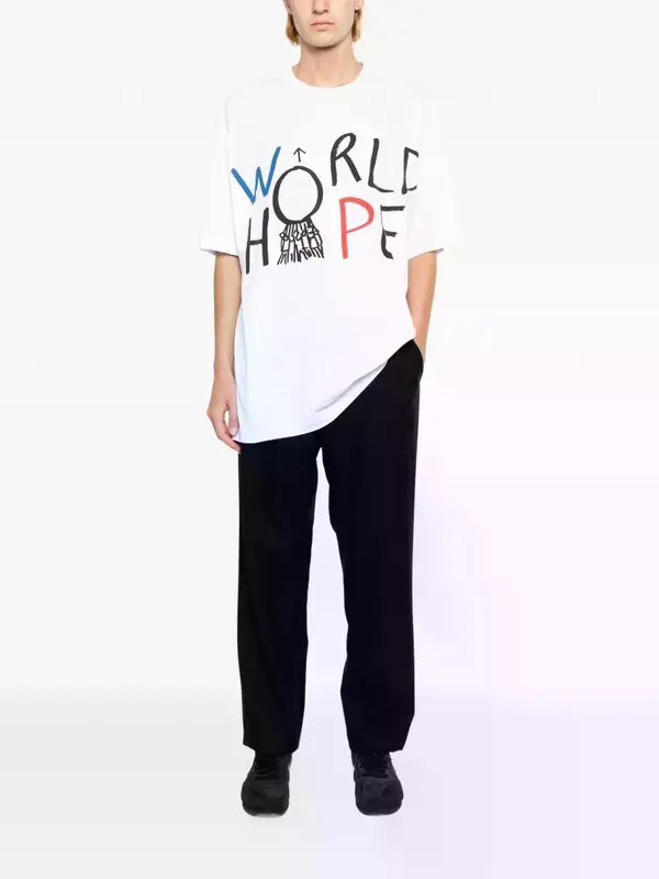 Comme Des Garçons Graphic-print Cotton T-shirt