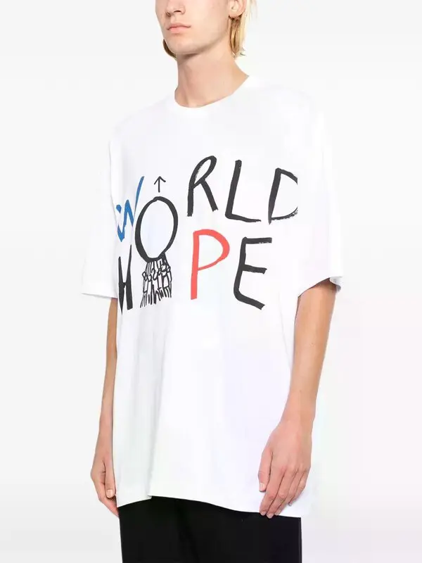 Comme Des Garçons Graphic-print Cotton T-shirt