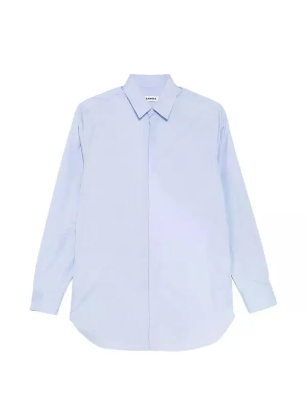 JIL SANDER Fil-à-fil Shirt - Blue
