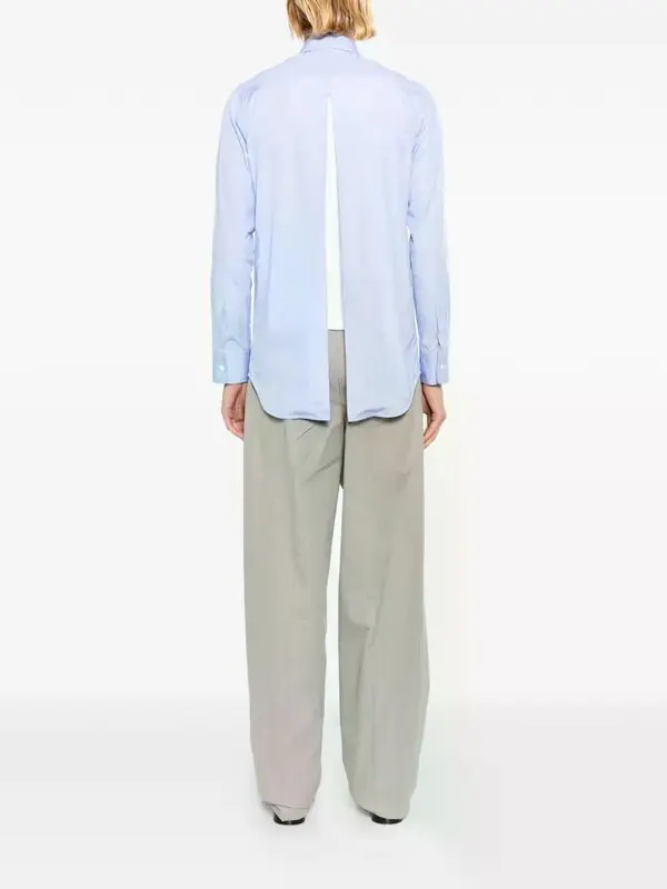 JIL SANDER Fil-à-fil Shirt - Blue