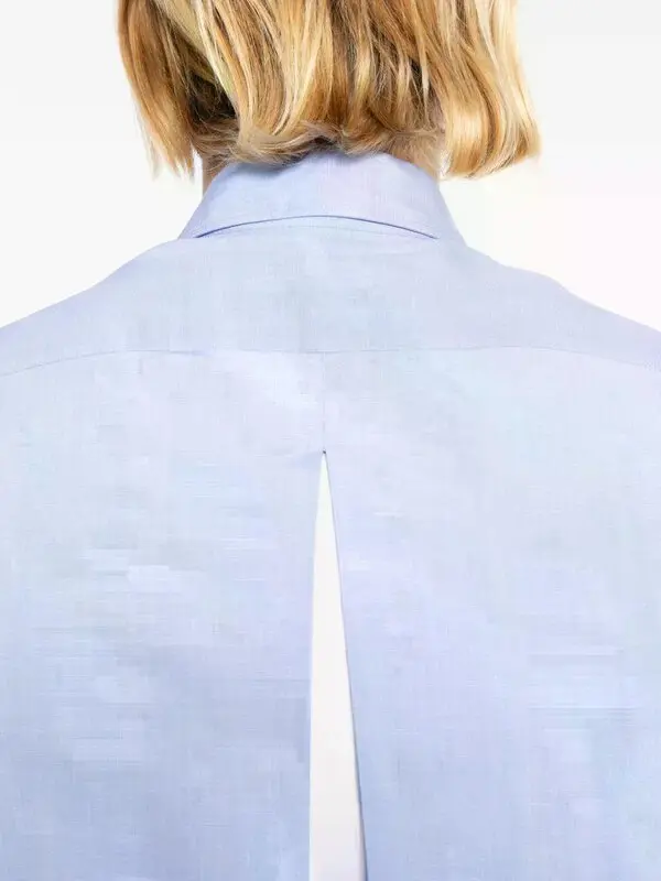 JIL SANDER Fil-à-fil Shirt - Blue