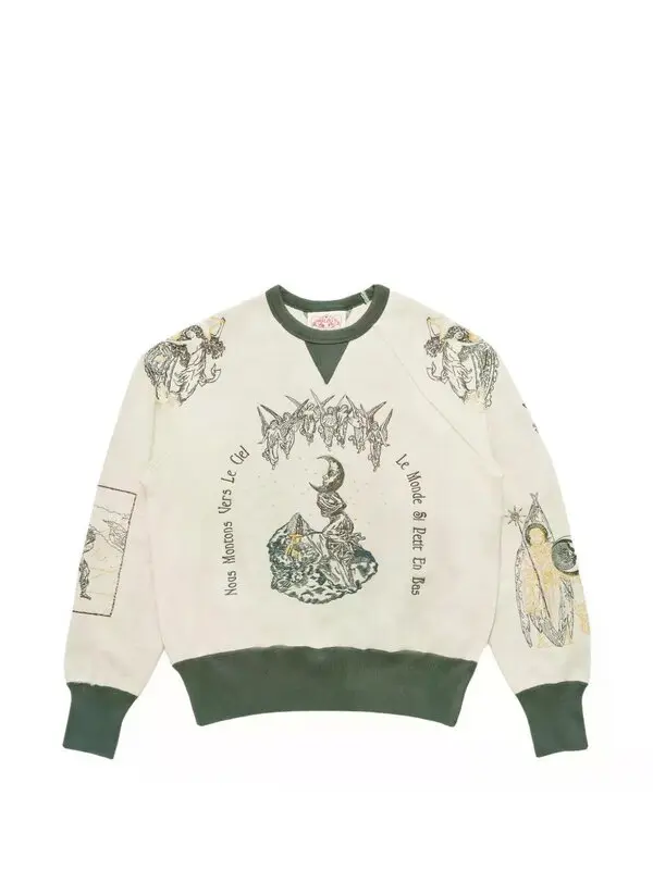SAMUEL ZELIG La Luna Crewneck Sweater
