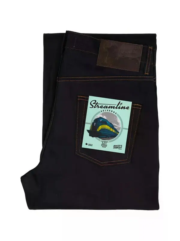 Naked & Famous Denim Streamline Selvedge Jeans - Blue