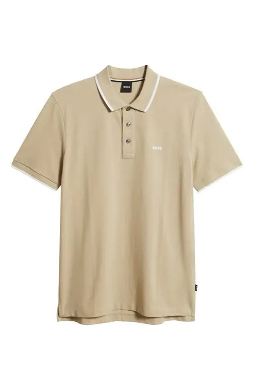 BOSS Parlay Tipped Cotton Polo