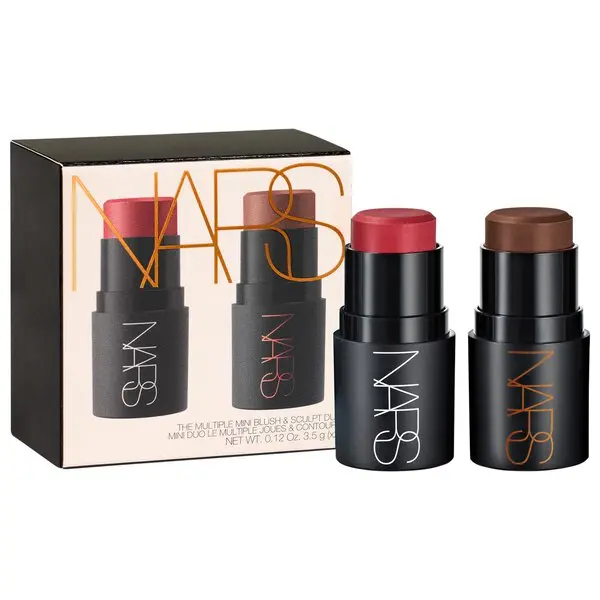 NARS Mini Multiple Blush & Sculpt Stick Duo - Fling / Palm Cove