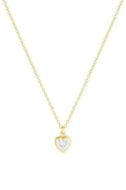 SET & STONES Amy Heart Necklace - Gold