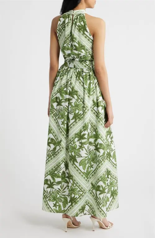 Julia Jordan Sleeveless Maxi Dress With Tie Belt