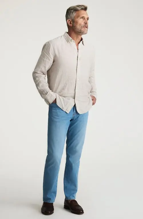 34 Heritage Linen Button-up Shirt - Beige