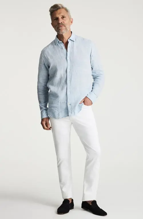 34 Heritage Linen Button-up Shirt - Blue