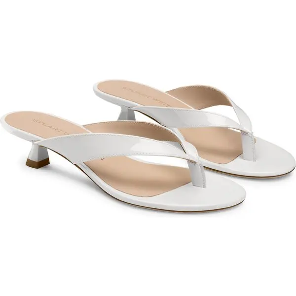 STUART WEITZMAN Rio Sleek Sandal - Blanco