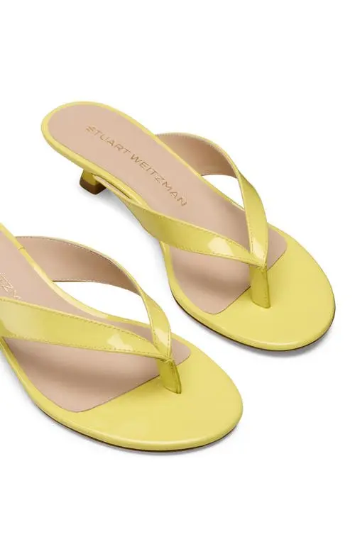 STUART WEITZMAN Rio Sleek Sandal - Citrine