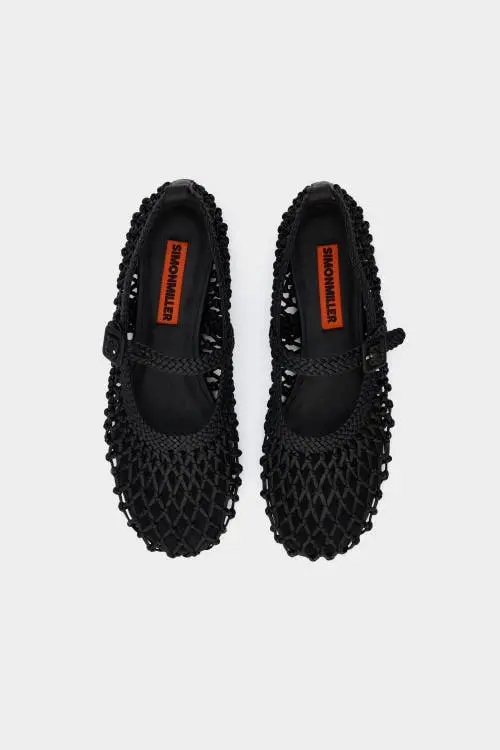 SIMONMILLER Knotted Riad Flat - Black
