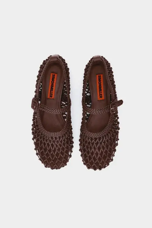 SIMONMILLER Knotted Riad Flat - Chestnut