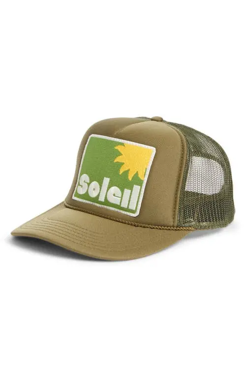 FRIDAY FEELIN’ Soleil Sun Trucker Hat - Olive