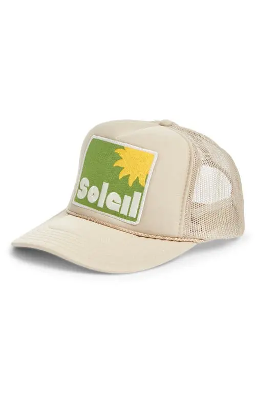 FRIDAY FEELIN’ Soleil Sun Trucker Hat - Tan