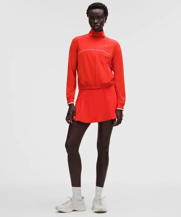 Lululemon A-line Side-pleat Tennis Skirt - Cherry Ember