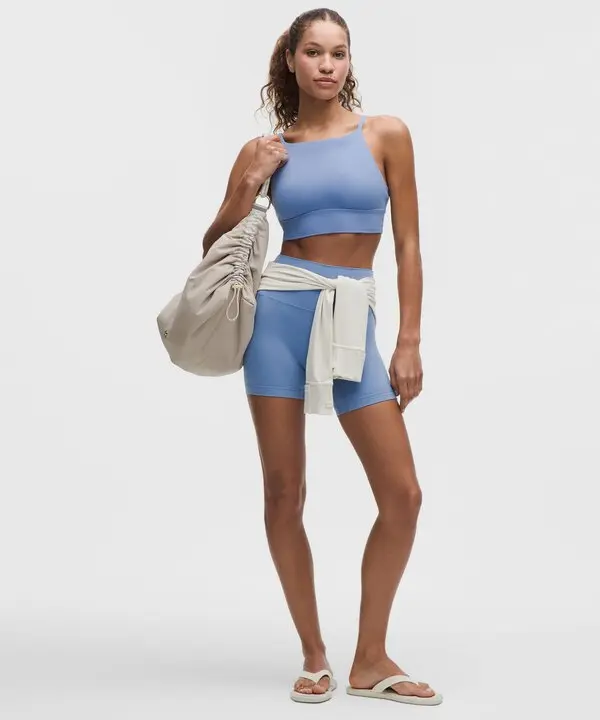 Lululemon Focuser High-neck Bra - Prep Blue