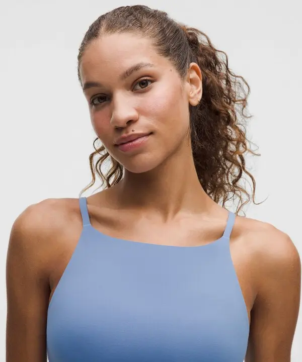 Lululemon Focuser High-neck Bra - Prep Blue