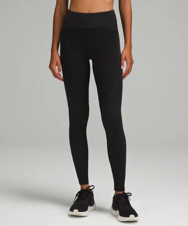 Lululemon Cold Weather High-rise Running Tights - Black