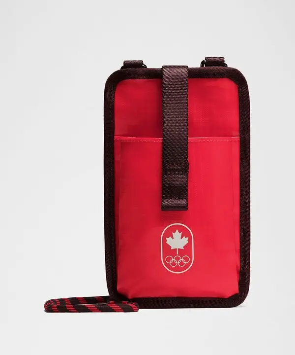Lululemon Team Canada Ripstop Pouch Lanyard - Cardinal