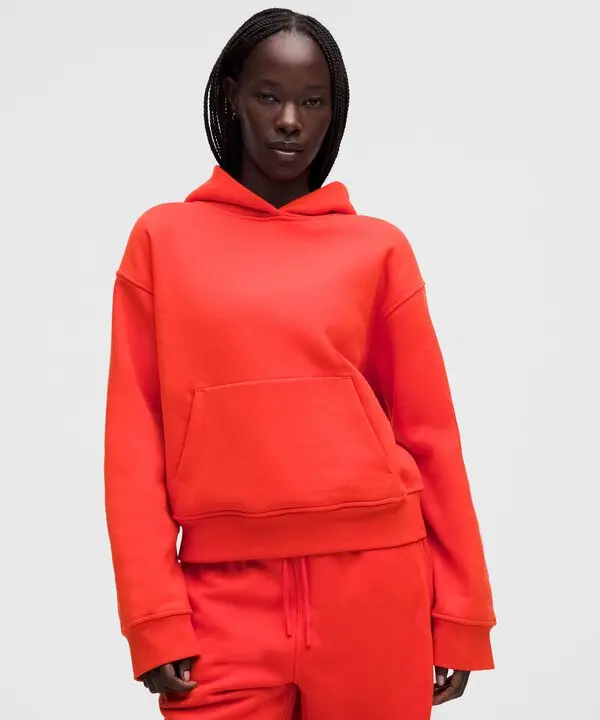 Lululemon Steady State Superloft Hooded Sweatshirt - Cherry Ember