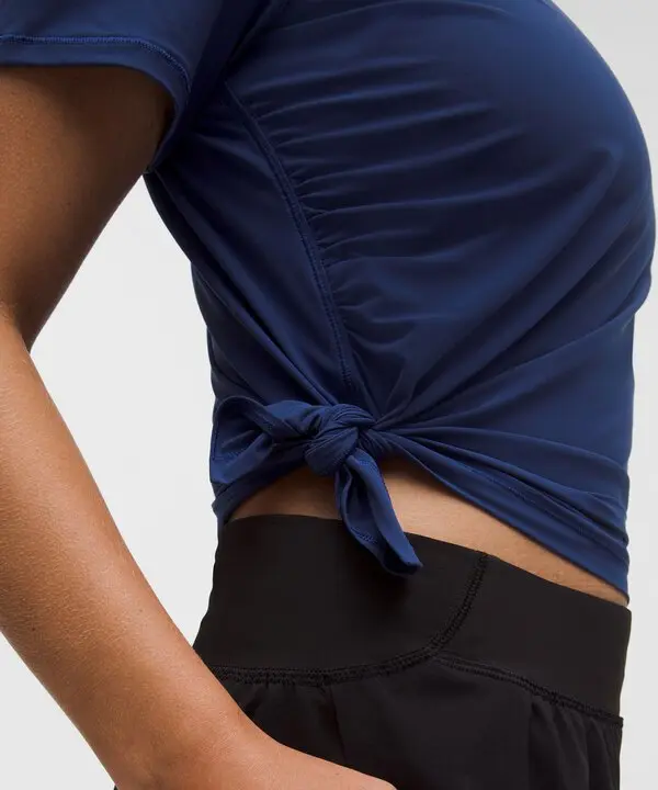 Lululemon Running Short-sleeve Shirt - Clubhouse Blue