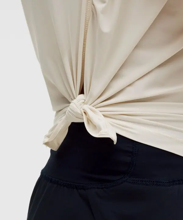 Lululemon Running Short-sleeve Shirt - Light Ivory