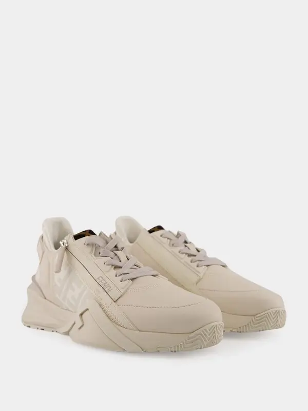 Fendi Flow Low-top Sneakers - White