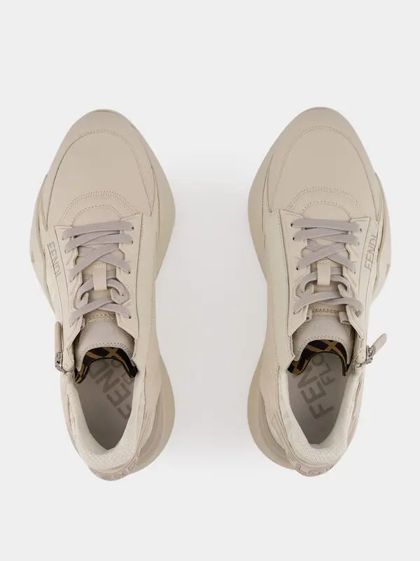 Fendi Flow Low-top Sneakers - White