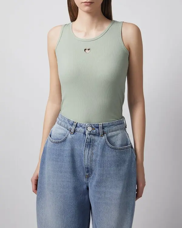 CLOEYS Heart Tank Top
