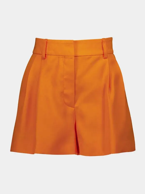 Stella McCartney Tangerine Tailored Shorts - Orange