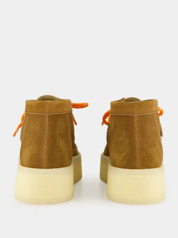 Miu Miu Platform Suede Ankle Boots