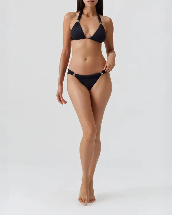Melissa Odabash Grenada Bikini Bottom - Black