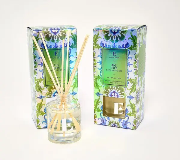 HOMEWORX BY SLATKIN + CO. Elton John X Slatkin + Co. S/2 Fig Tree 4oz Reed Diffusers - One-color