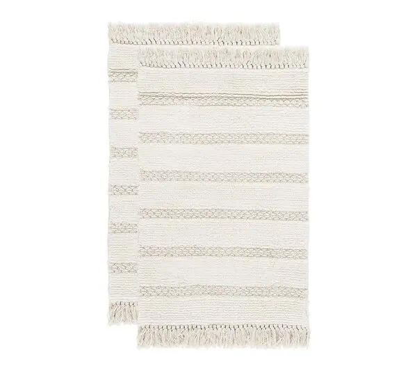 SAFAVIEH Finn Fringe 1'-8' X 2'-8' Bathmat - One-color