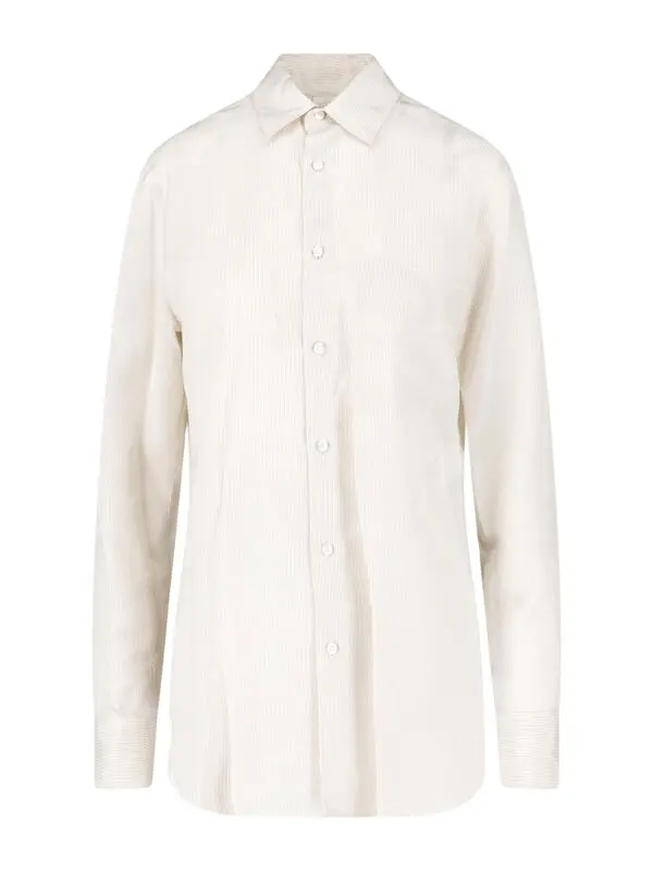 Aspesi Viscose Blend Shirt - Cream