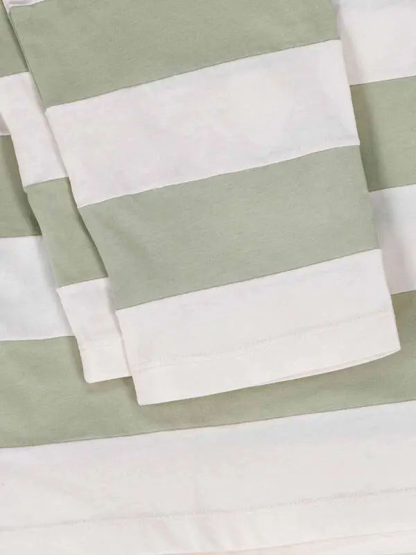 Miu Miu Striped Polo - Green